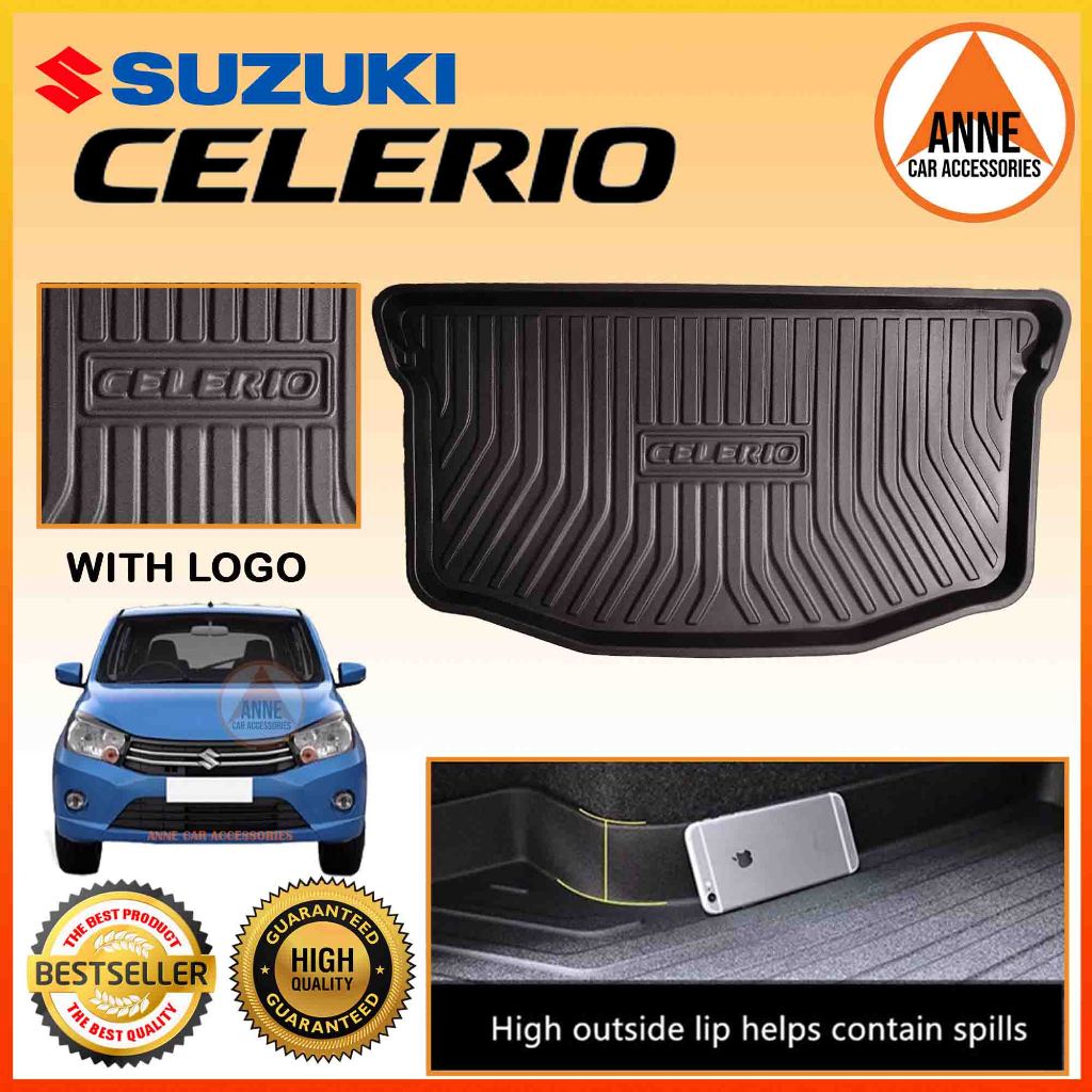 Suzuki Celerio 2017 - 2022 Trunk Tray / Cargo Trunk Tray / Cargo ...