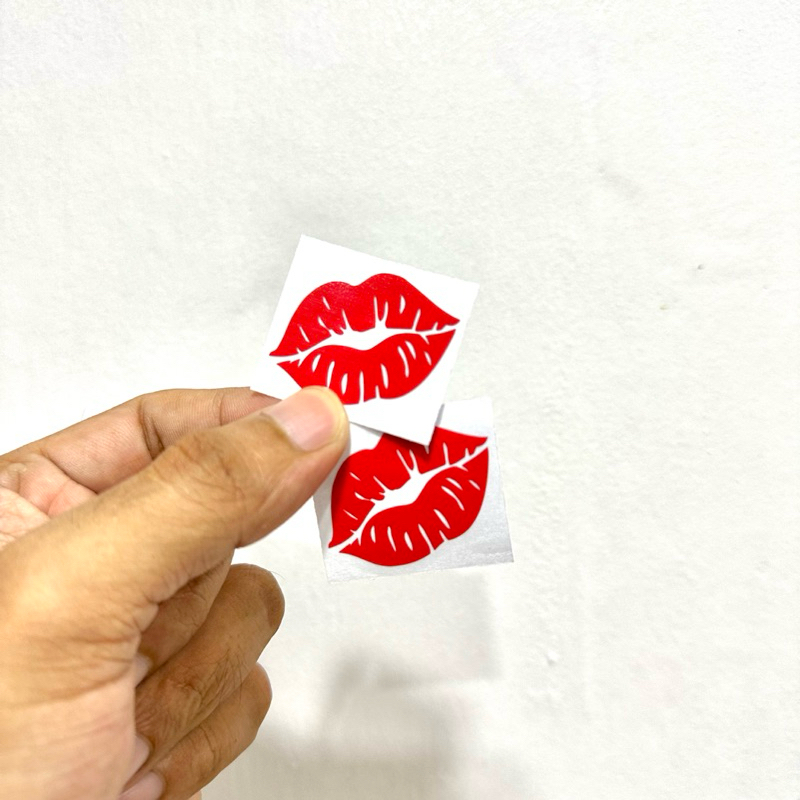 Kiss Mark Sticker Decals Cutout Vinyl Waterproof (1pc) | Shopee Malaysia