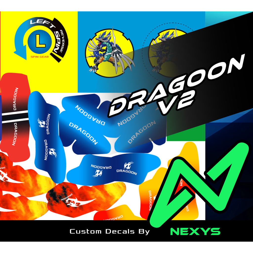 Beyblade Dragoon V2 - Sticker | Shopee Malaysia