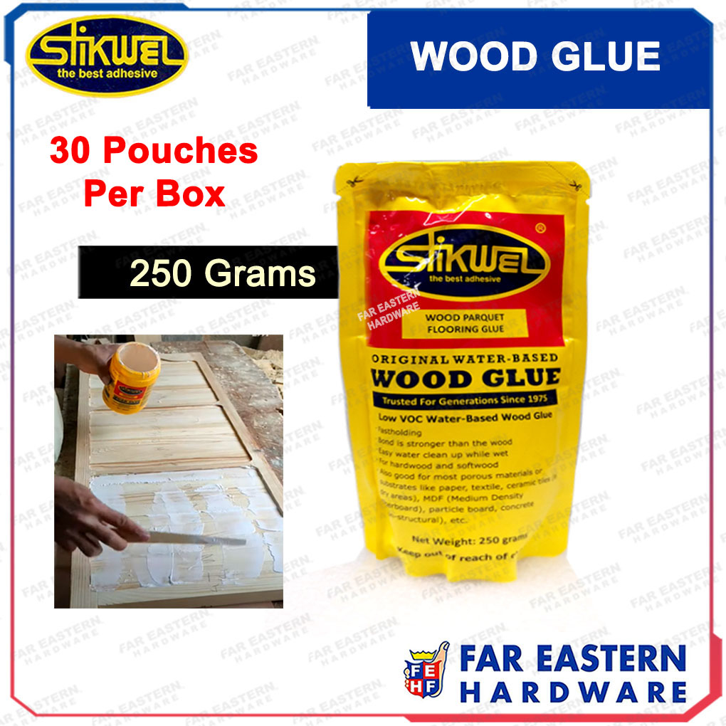 STIKWEL Wood Parquet Flooring Glue 250g x 30 pouches (ONE BOX) | Shopee ...
