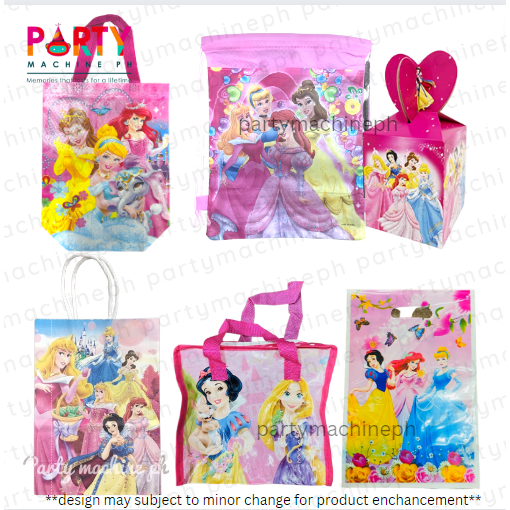 PMPH princess paper bag / princess drawstring bag / princess birthday ...