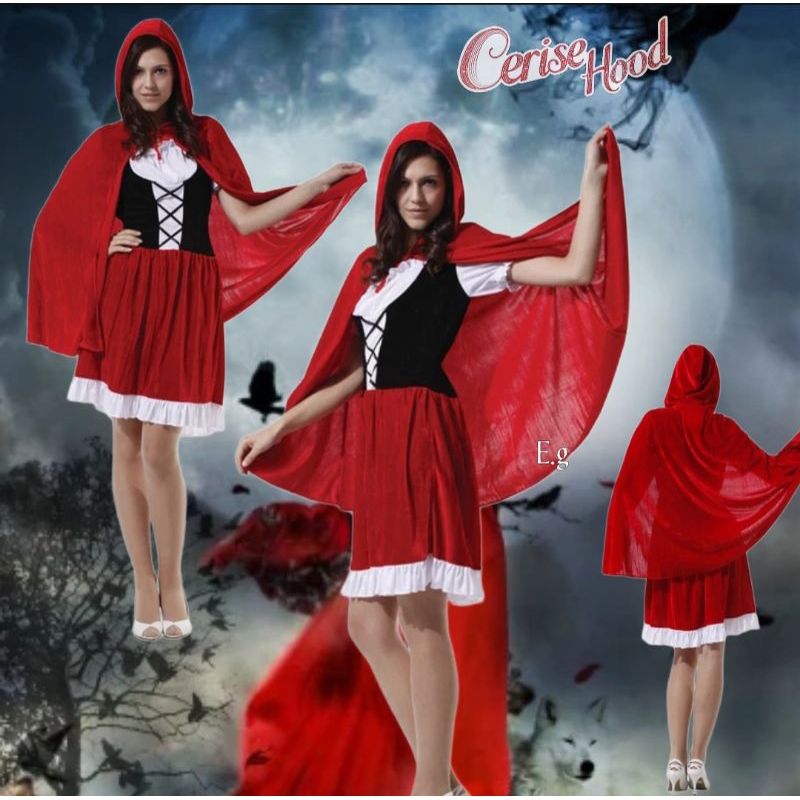 Red Riding hood Costume for adult | Shopee Malaysia