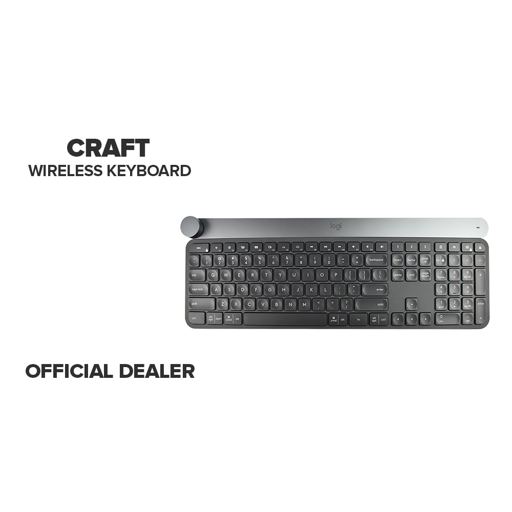 Logitech Craft Wireless Keyboard for Advanced Creativity | Shopee Malaysia