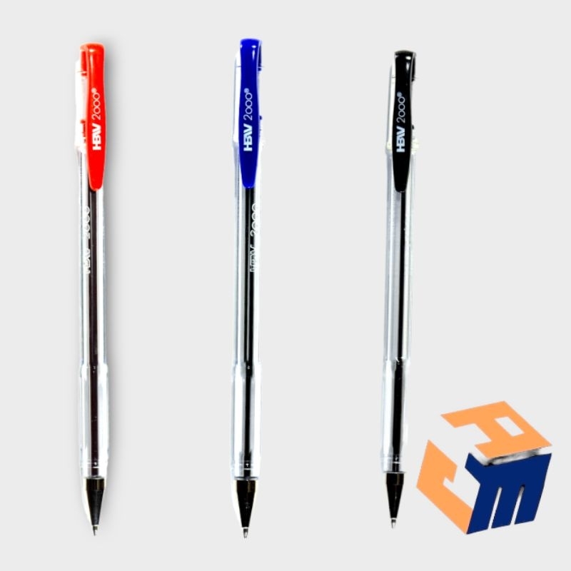 HBW2000 Ballpen 0.8mm Set Of 3 Pieces | Shopee Malaysia