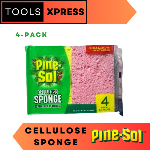 Pine Sol Cellulose Sponge 4 pcs | Shopee Malaysia
