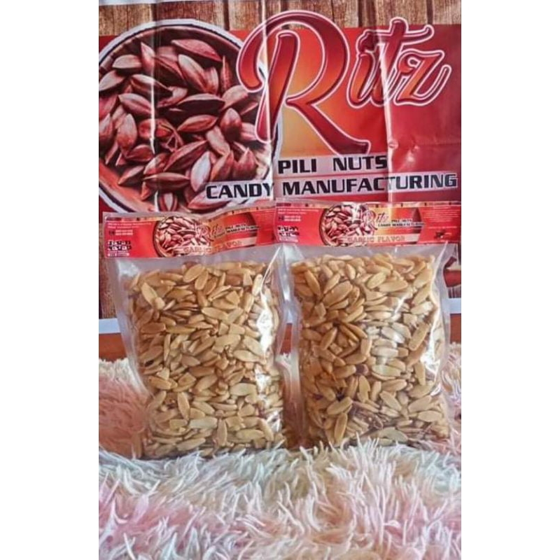 Garlic Flavor Pili Nuts from Bicol 500G/PACK (FDA LICENSED) | Shopee ...