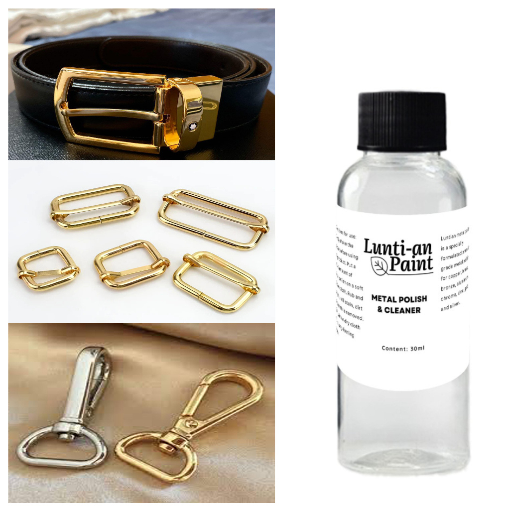30ml Metal Polish and Cleaner for your Bags, wallets, belt buckles and ...