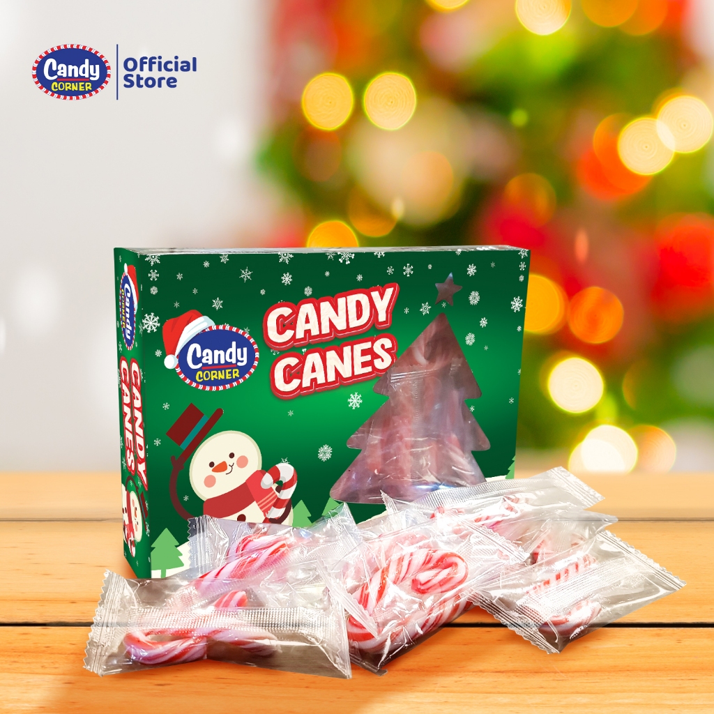 Candy Corner Mini Christmas Candy Cane Peppermint 5g (22 pcs) | Shopee ...