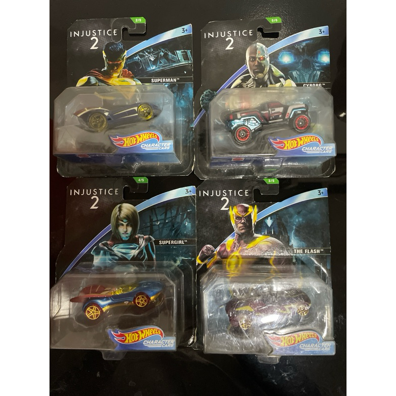 Hot Wheels Injustice 2 Character Cars/Superman/Supergirl/TheFlash ...