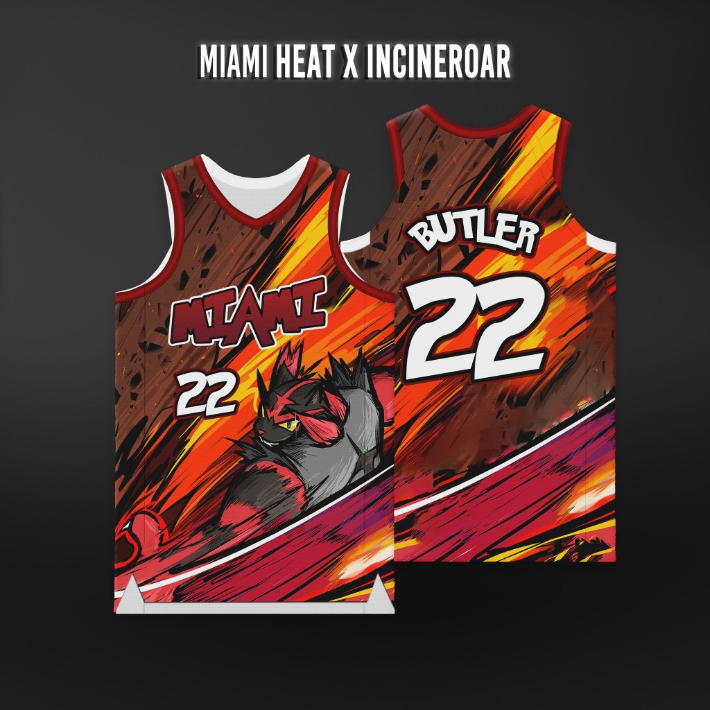 2023! MIAMI HEAT x INCINEROAR POKEMON | EMPHIRE EDITION FULL ...
