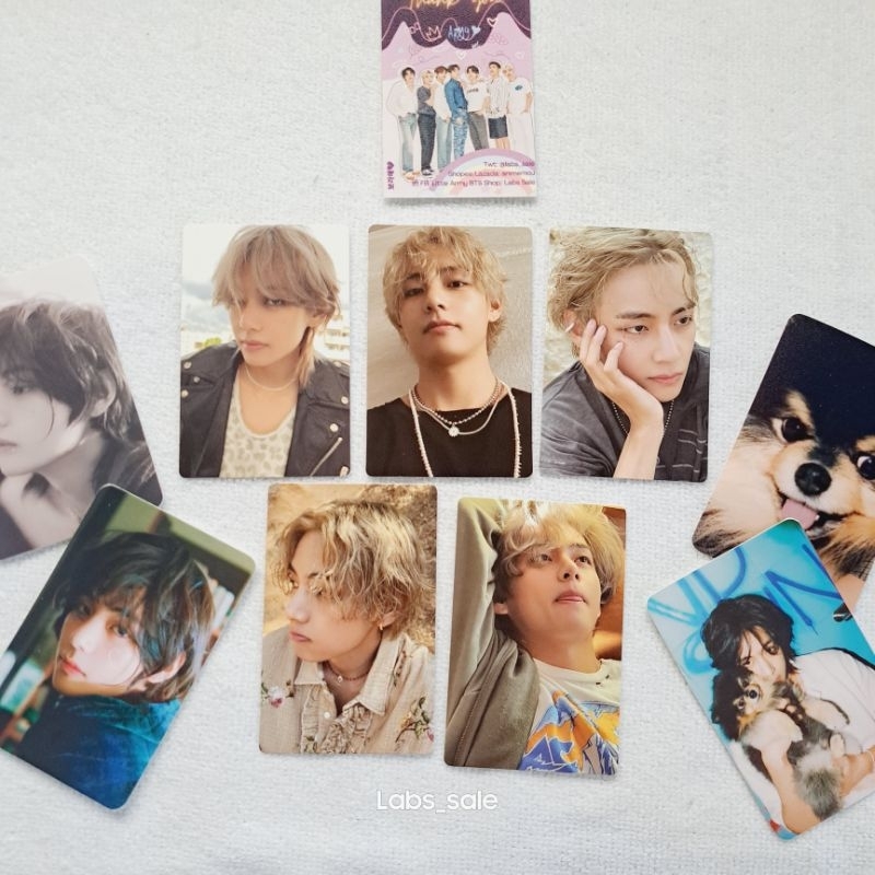 BTS Layover V Taehyung Blue album tingi photocard photobook poster qr code | Shopee Malaysia