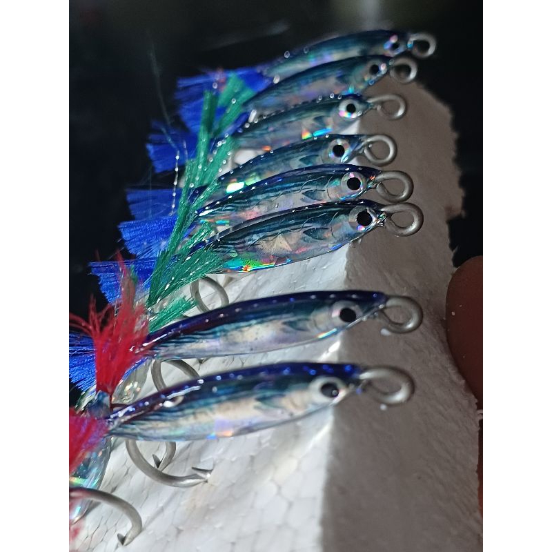 Reflective Dilis Lure with stainless hook (for tuna tulingan gulyasan ...