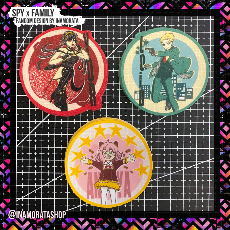Spy x Family fandom vinyl waterproof sticker | Shopee Malaysia