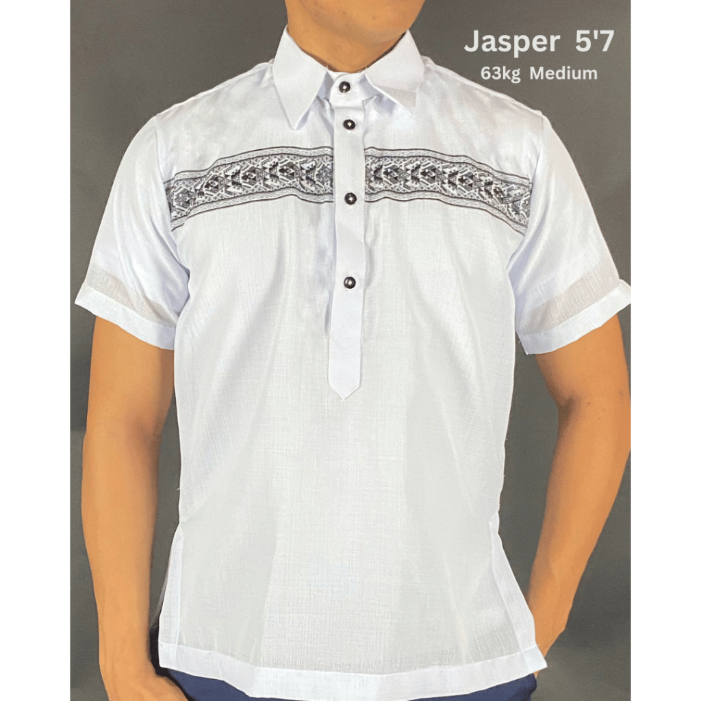 HUSI Men's White Japan Jusi Polo Barong | Shopee Malaysia