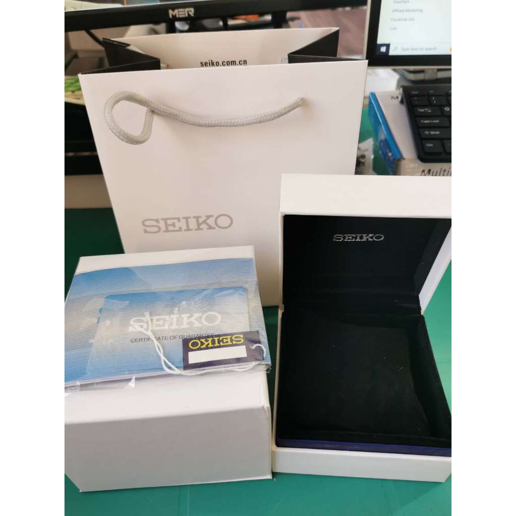 SEIKO BOX,Gift boxes with paperbag Complete Inclusions | Shopee Malaysia
