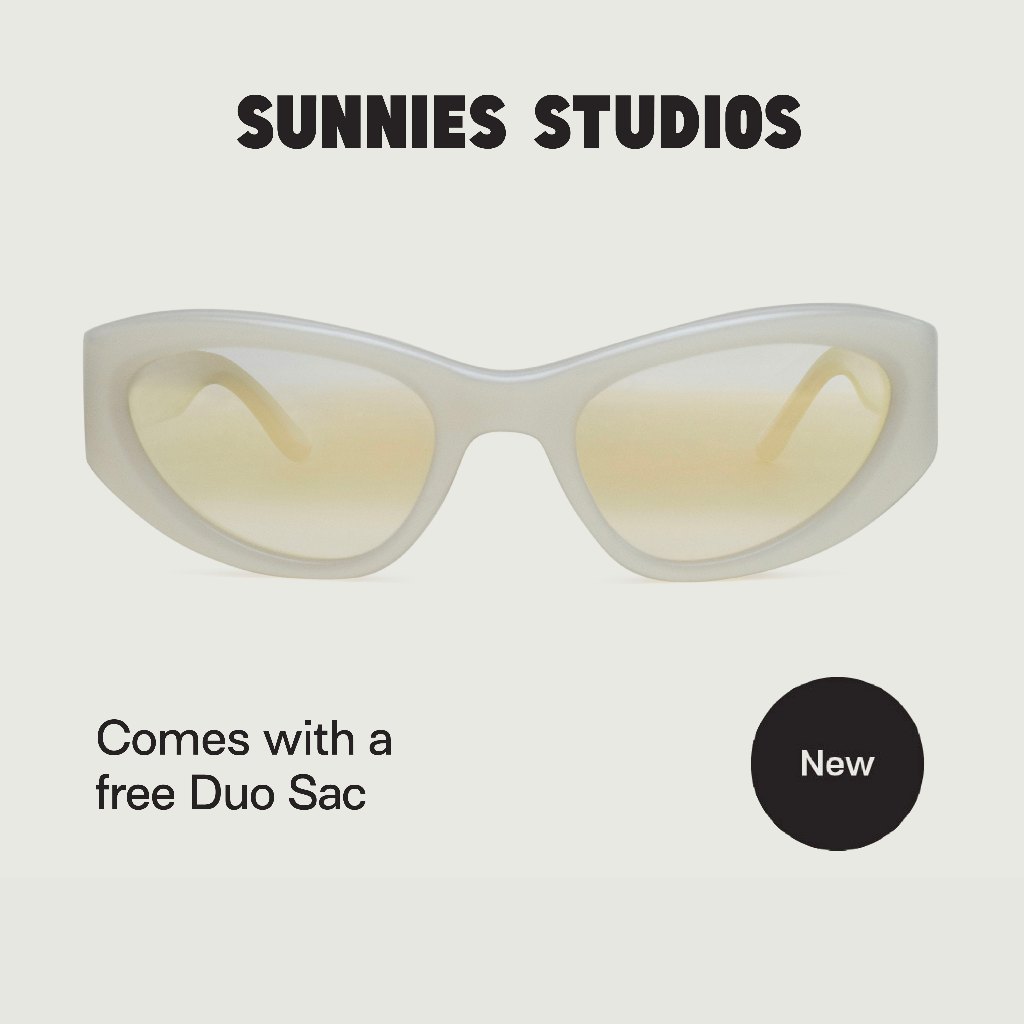 Sunnies Studios Sol (Polarized Wraparound Cateye Sunglasses for Men and ...