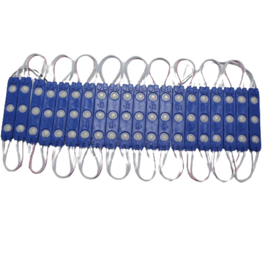 LED MODULE 3 LED Light Module with lens 12V DC with Adhesive for Piso ...