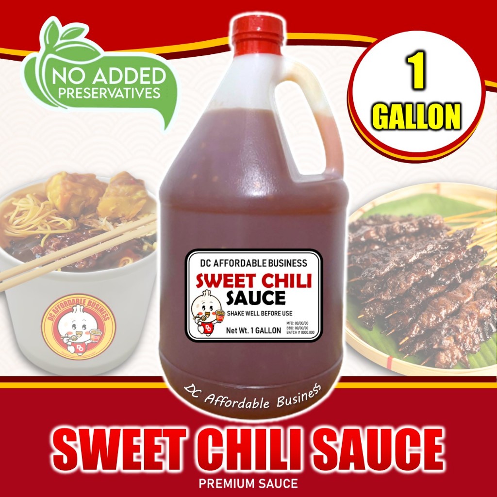 1 GALLON SWEET CHILI SAUCE (Premium HK Style Fried Noodles Sauce, etc ...