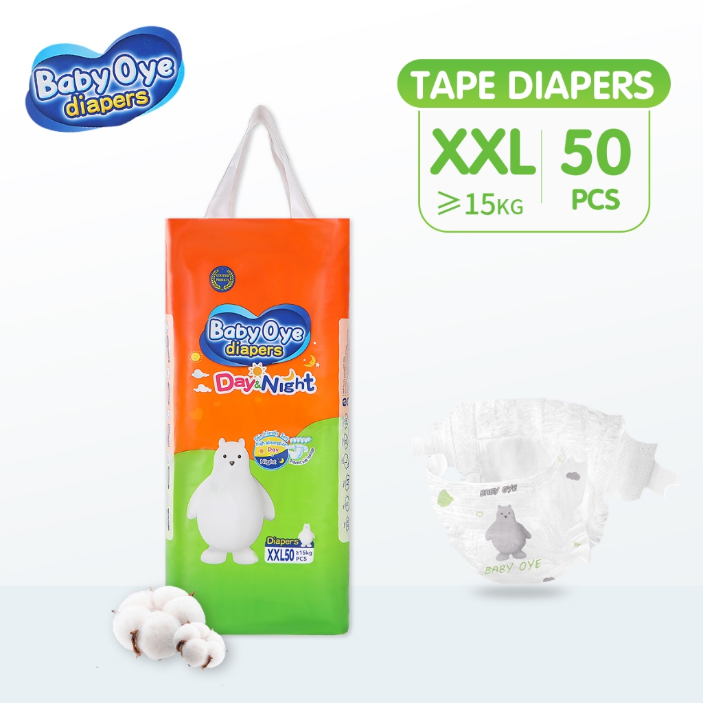 [BABYOYE] South Korean newborn diaper 50 pieces/pack unisex ultra-thin ...