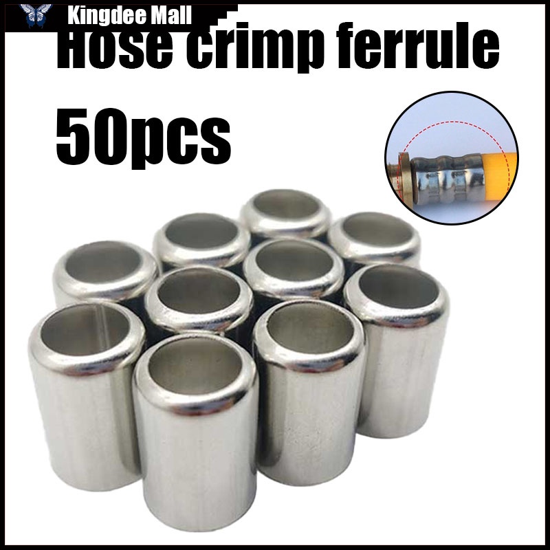 50pcs Hose Crimping Ferrule For Power Sprayer Pressure Washer Air ...