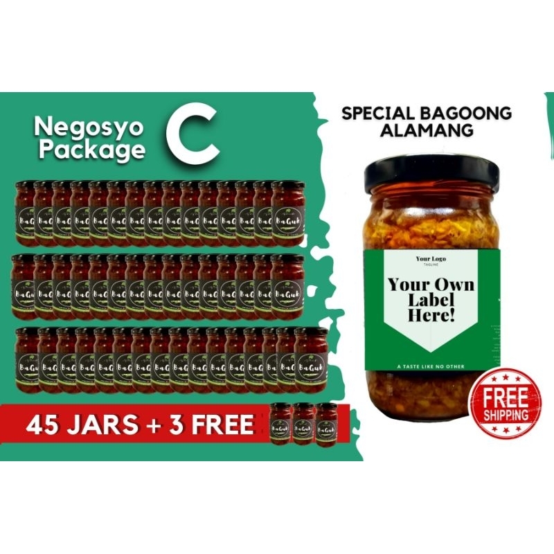 Negosyo Package C - Special Bagoong Alamang with fried garlic bits ...