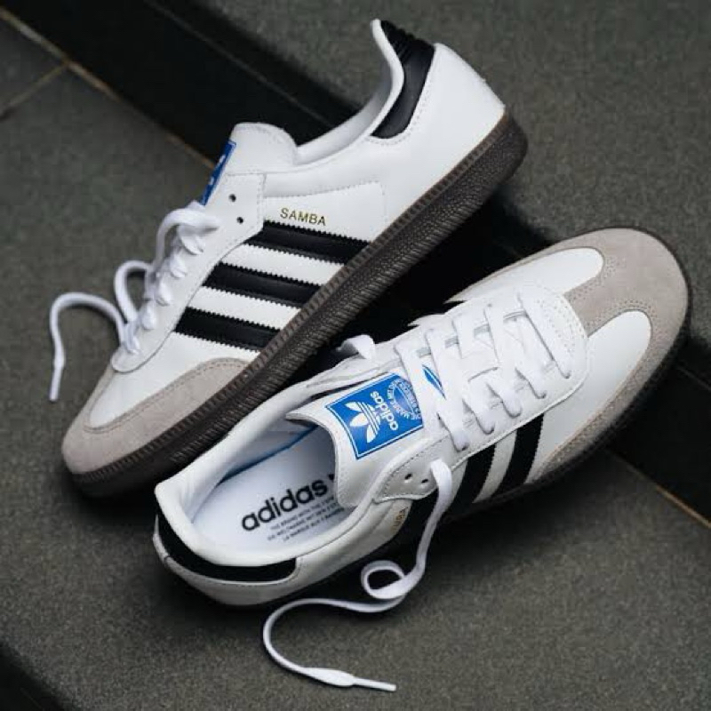 Adidas Samba OG “navy,white,halo” 101 % Legit Authentic Mens Womens ...