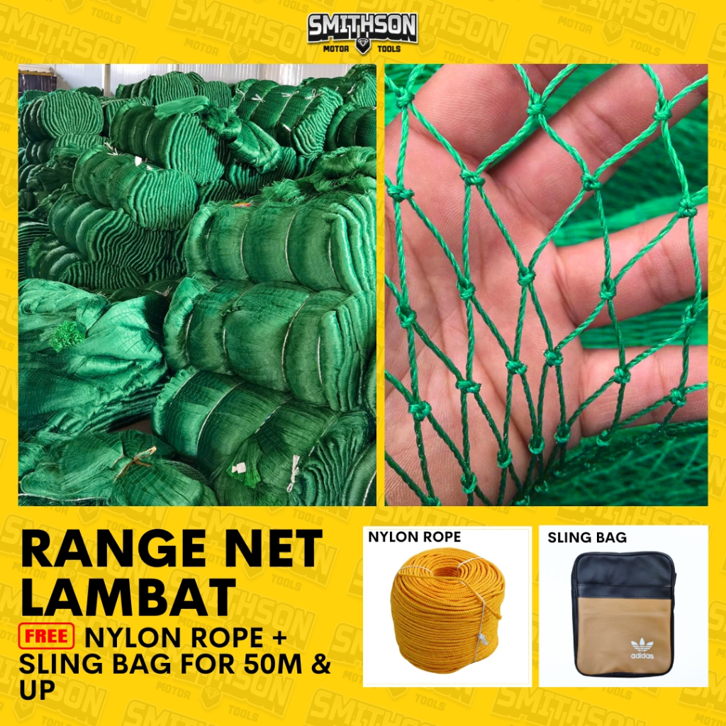 Smithson Range Net 5/10meters Chicken Net Lambat Fishnet Screen Fence ...