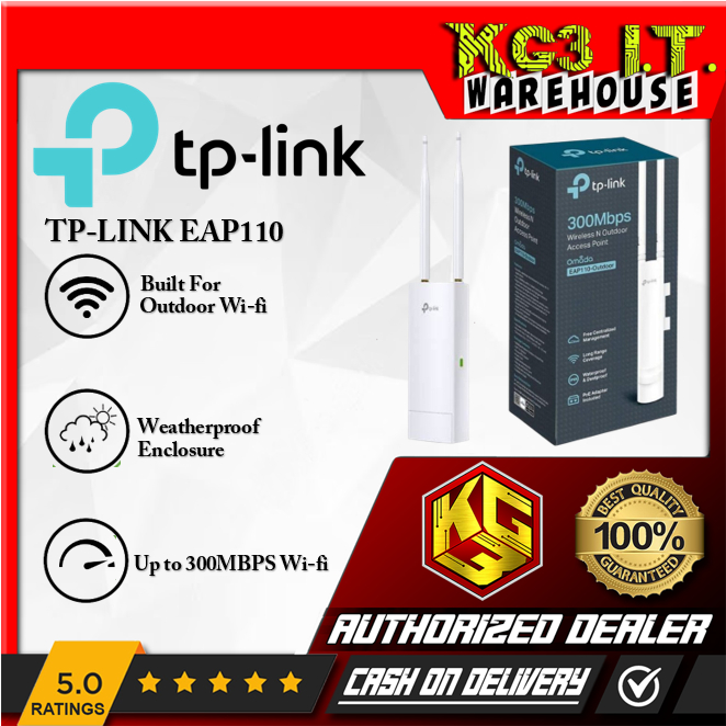 Tp-Link Omada EAP110 Outdoor 300MBPS Wireless N Outdoor Access Point ...