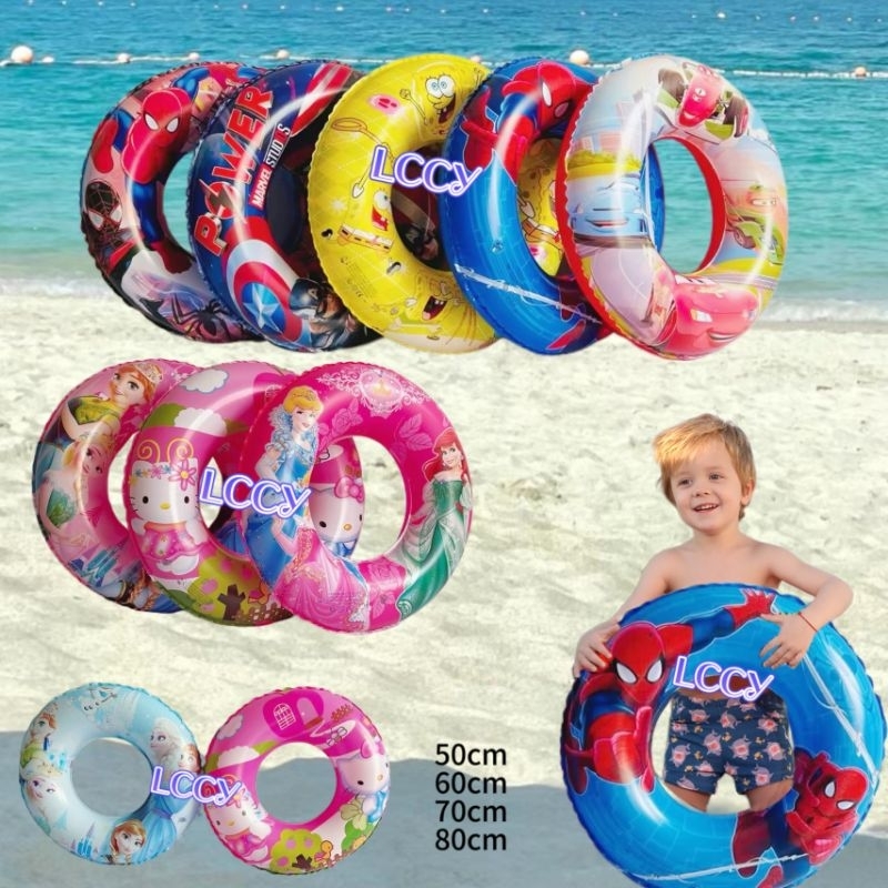 Cartoon children inflatable swimming ring armpit ring for boys, girls ...