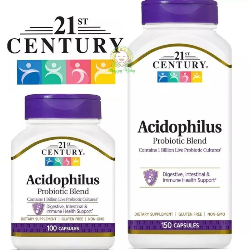 21st Century, Acidophilus Probiotic Blend, 100 Capsules or 150 Capsules ...