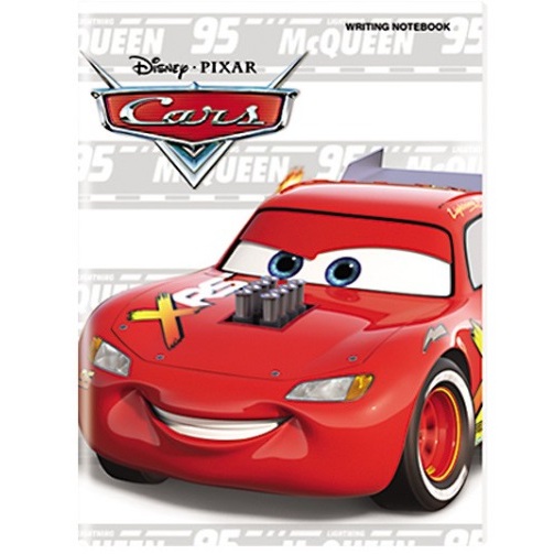 ORIONS Disney Cars COMPOSITION NOTEBOOK w/ Plastic Jacket - 80 leaves ...