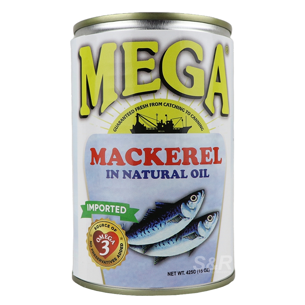 Mega Mackerel Natural Oil 425g | Shopee Malaysia