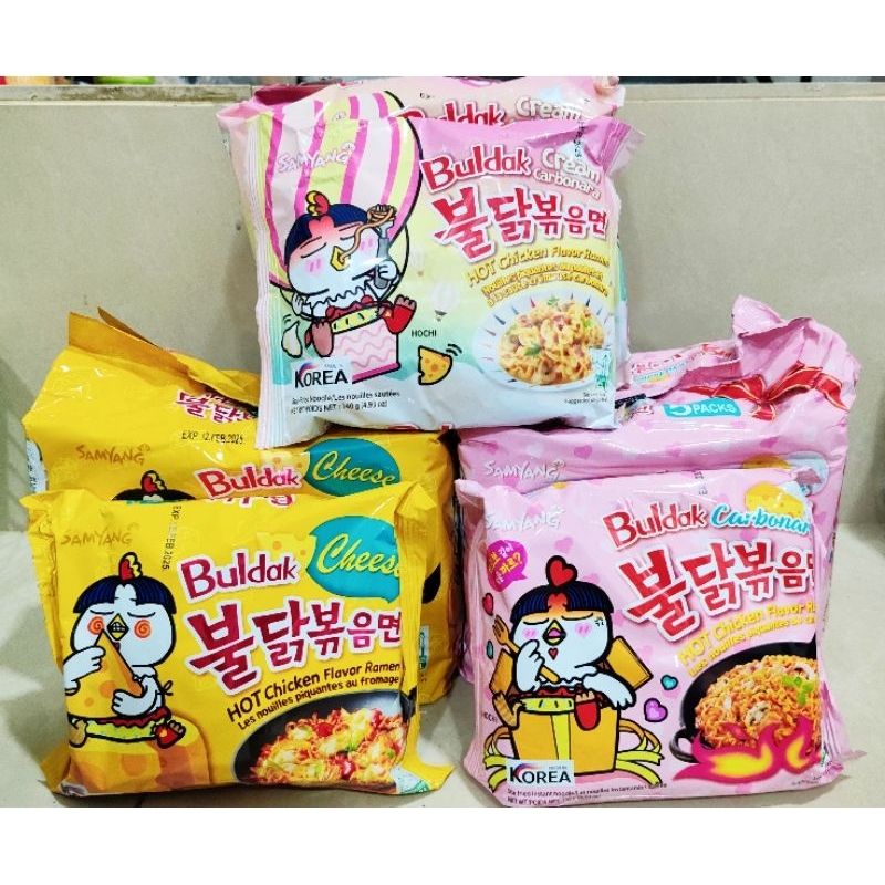 Samyang Korean Spicy Noodle Buldak Hot Chicken Flavor Ramen Noodles