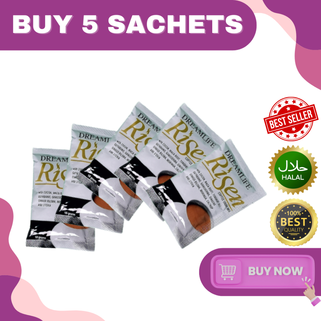 5 SACHETS / RISEN COFFEE / TRIAL PACK | Shopee Malaysia