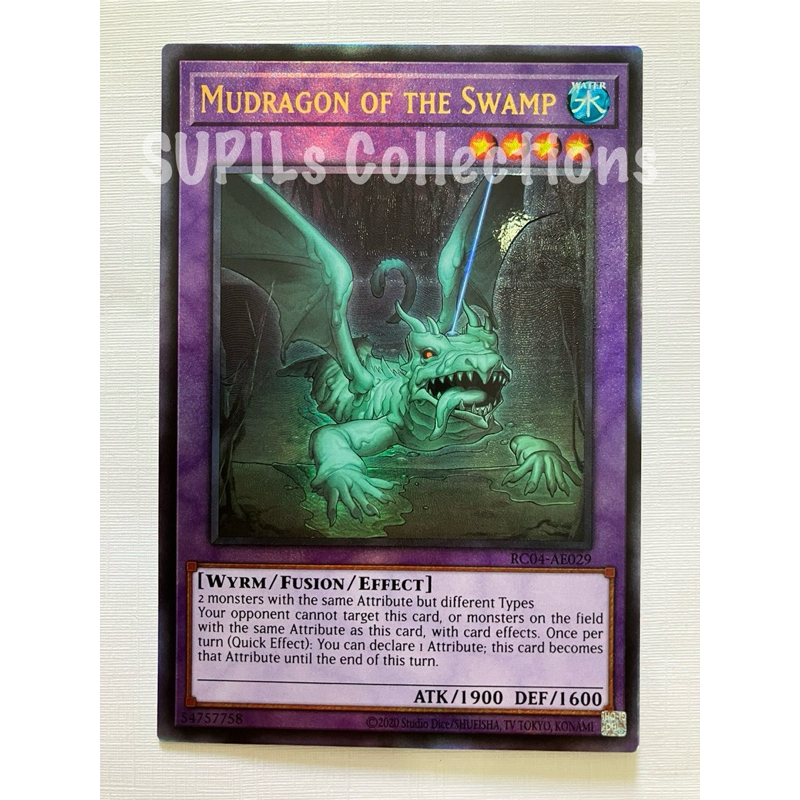 YuGiOh! OCG AE Mudragon of the Swamp RC04-AE029 (UL/SR) | Shopee Malaysia