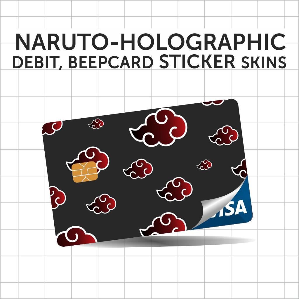 AKATSUKI HOLOGRAPHIC ATM BEEP DEBIT BANK Card Skins STICKER | Uzumaki ...