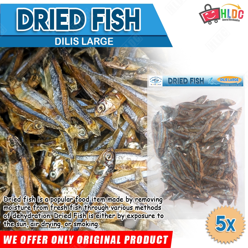 Dried Fish Dilis Large 500g / 1kg Dried Anchovies / Gourmet Dried Fish ...