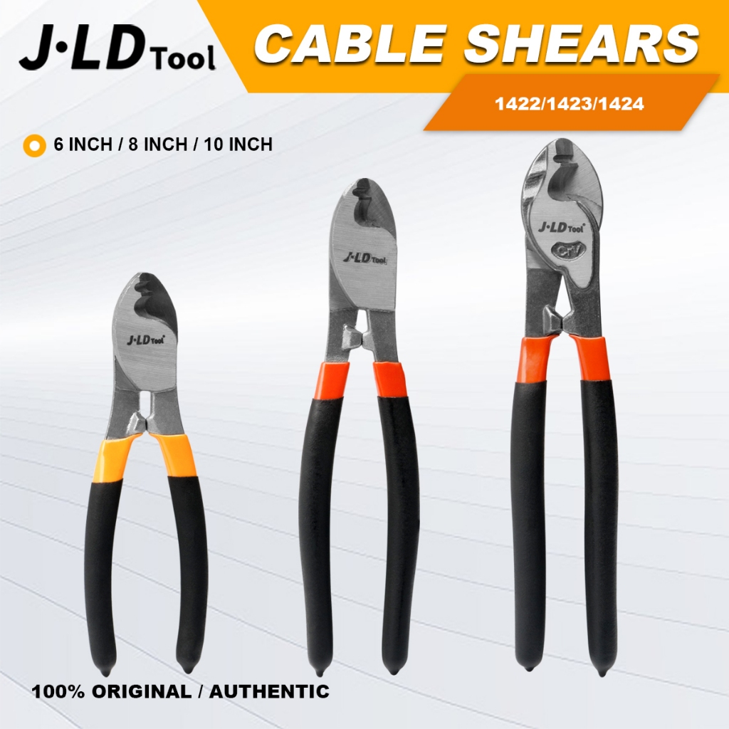 JLD Cable Cutter Heavy Duty 6-10Inch Wire Cutter CR-V Pliers Tools Set ...