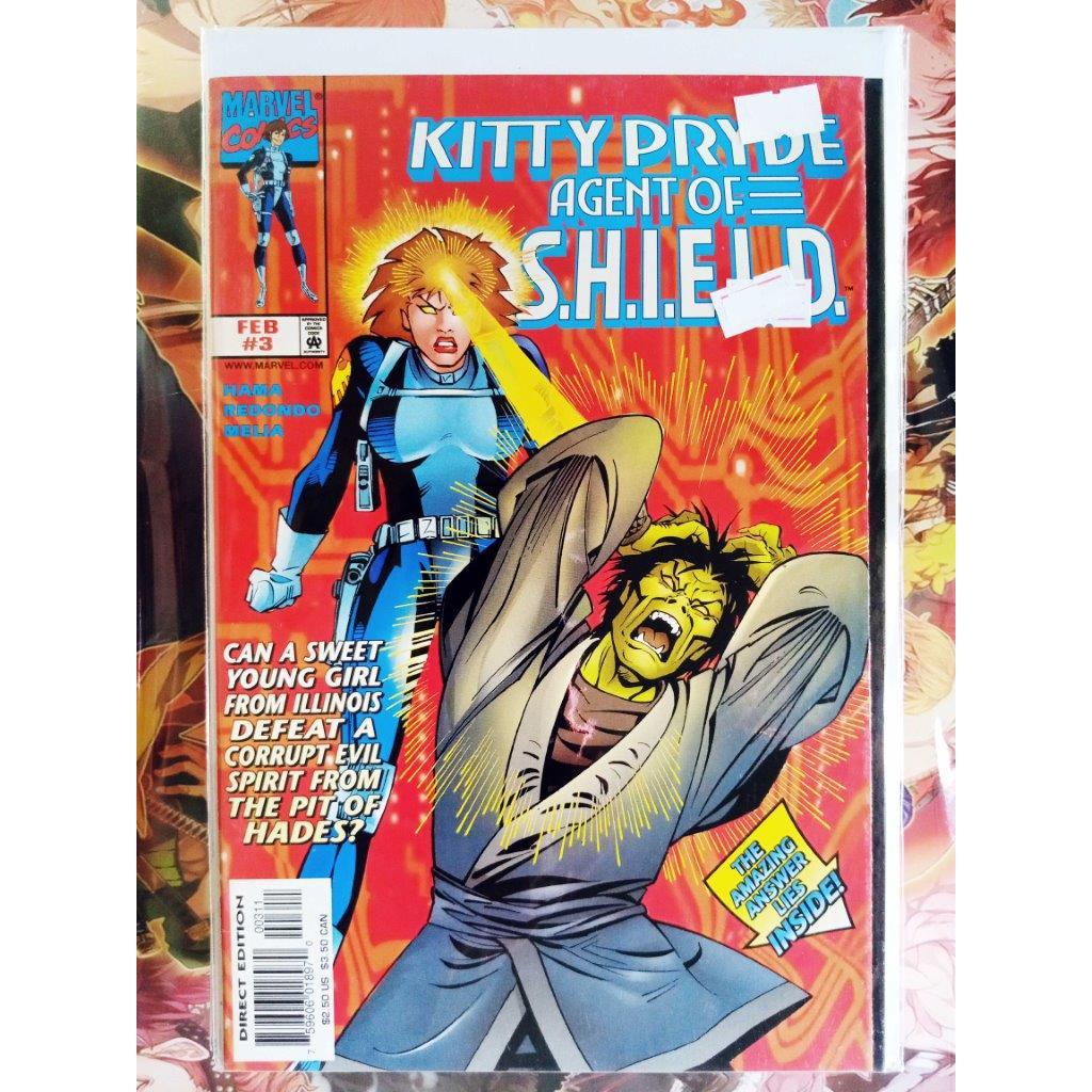 Kitty Pryde Agent of SHIELD 3 Marvel Comic Book VF 1998 X-Men Shadowcat Sprite Final issue ...