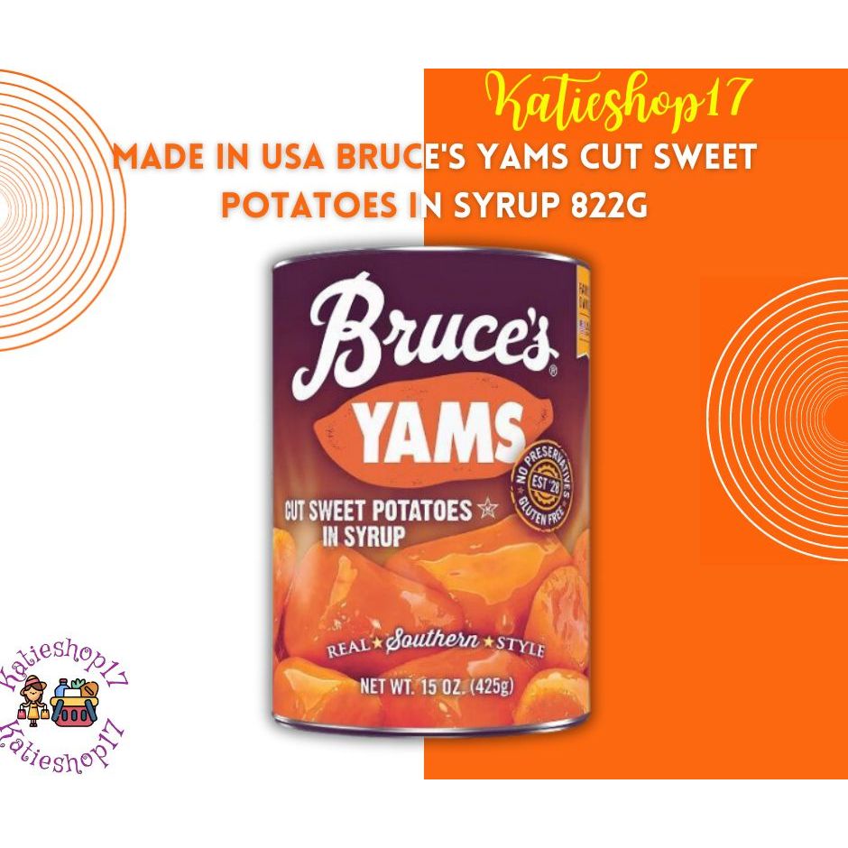 Bruce's Yams Cut Sweet Potatoes in Syrup 822G | Shopee Malaysia