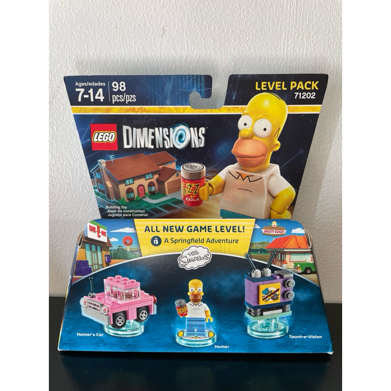Lego Dimensions The Simpsons Homer Homer’s Car Taunt-o-vision Level ...