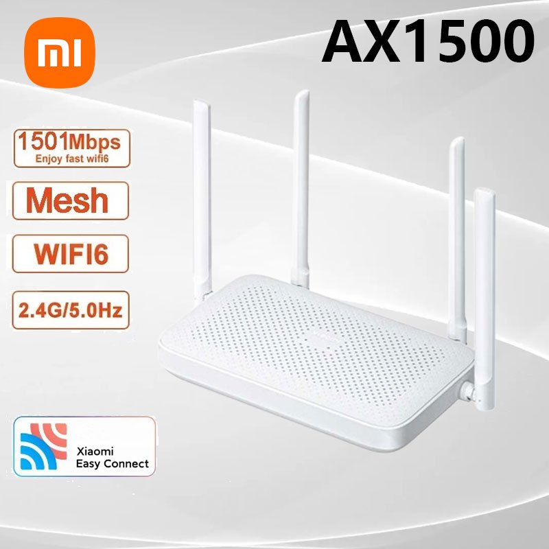 Xiaomi Router AX1500 2.4/5GHz WiFi6 1500Mbps Dual Band Router Gigabit ...