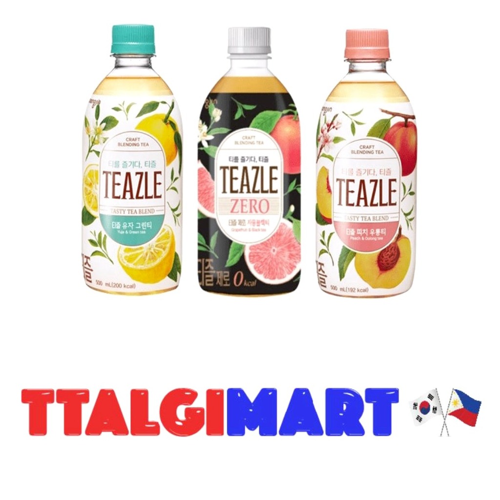 WOONGJIN TEAZLE TEA DRINK DIFFERENT FLAVORS 500G | Shopee Malaysia