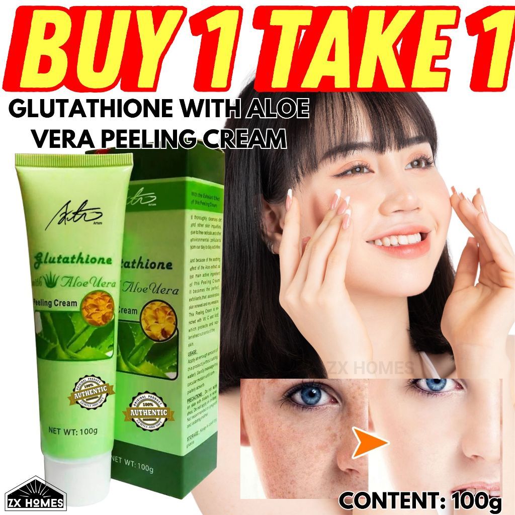 Glutathione With Aloe Vera Magic Peeling Cream Exfoliate Brightening ...