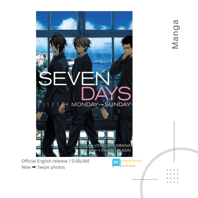 [ENG MANGA / BL] Seven Days: Monday-Sunday by Venio Tachibana / Rihito ...