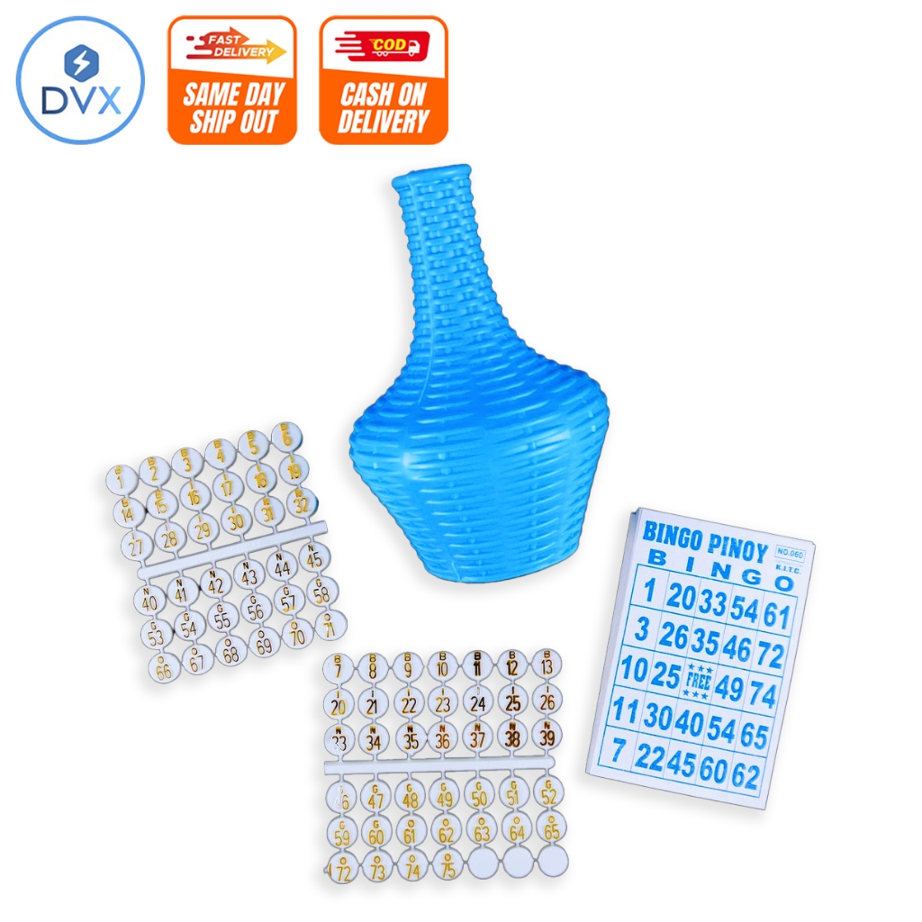 DVX Bingo Set - Pinoy Classic Game with Shaker and Cards | Shopee Malaysia