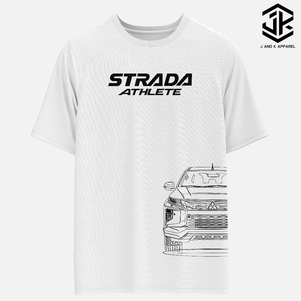 Mitsubishi Strada Athlete Car Lineart Design Shirt | Shopee Malaysia