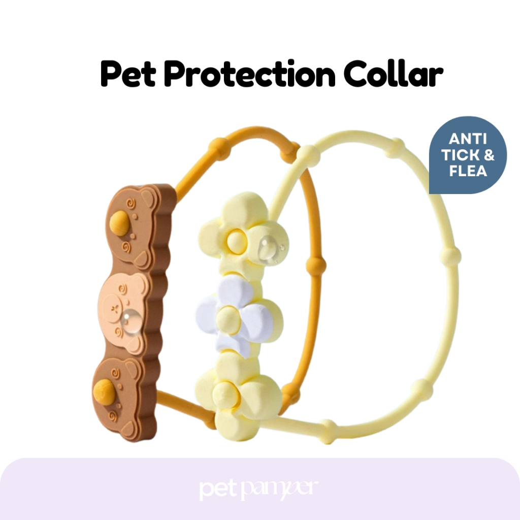 Pet Pamper - Anti Tick and Flea Collar Pet Protection Collar Adjustable ...