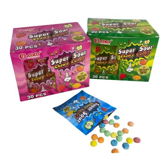 COCO Super Sour Chewy Candy 30's Per Inner Box | Shopee Malaysia