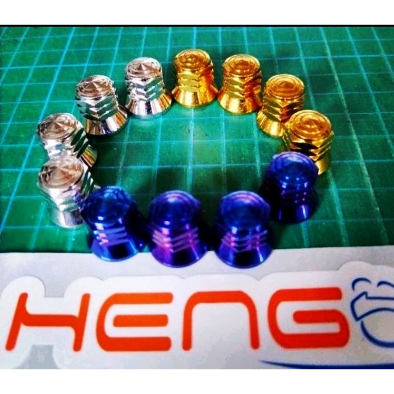 4 Pieces of Head Nut for Honda Wave 100 (7mm) | Shopee Malaysia